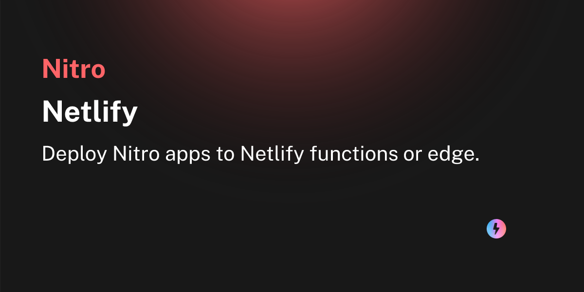 Netlify - Nitro
