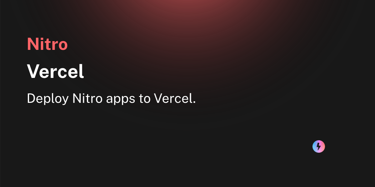 Vercel - Nitro