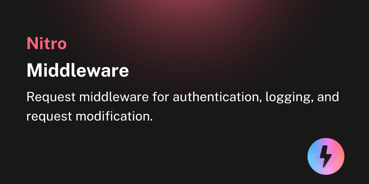 Middleware - Nitro
