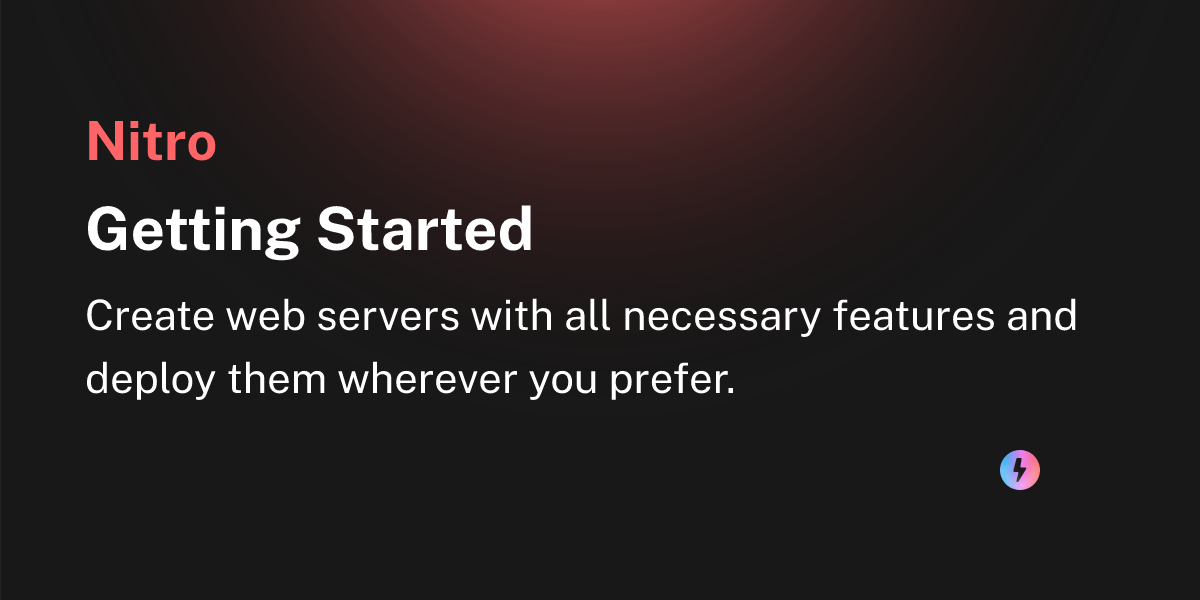 Getting Started - Nitro