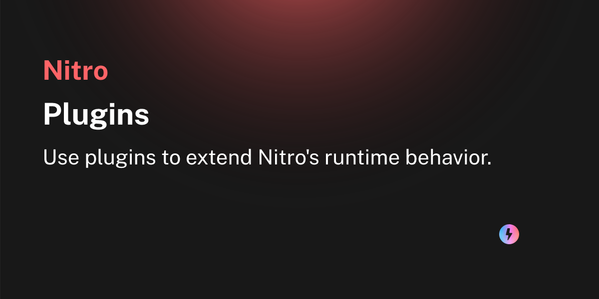 Plugins - Nitro